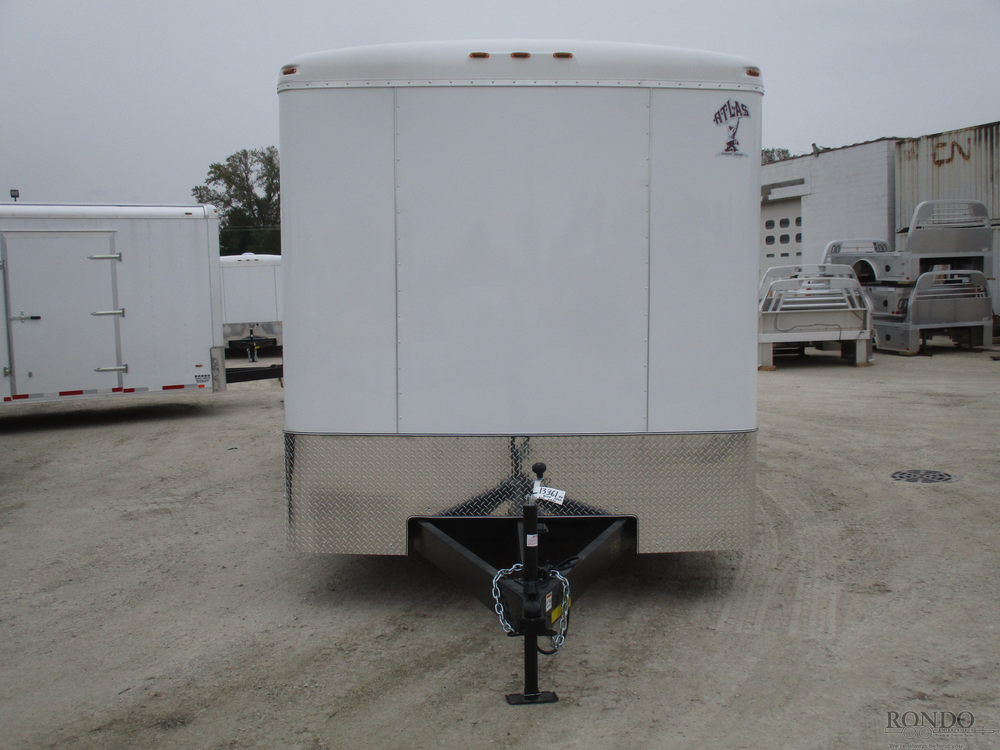 2019 Atlas 8x20' Enclosed Cargo AU820TA2-R :: Rondo Trailer