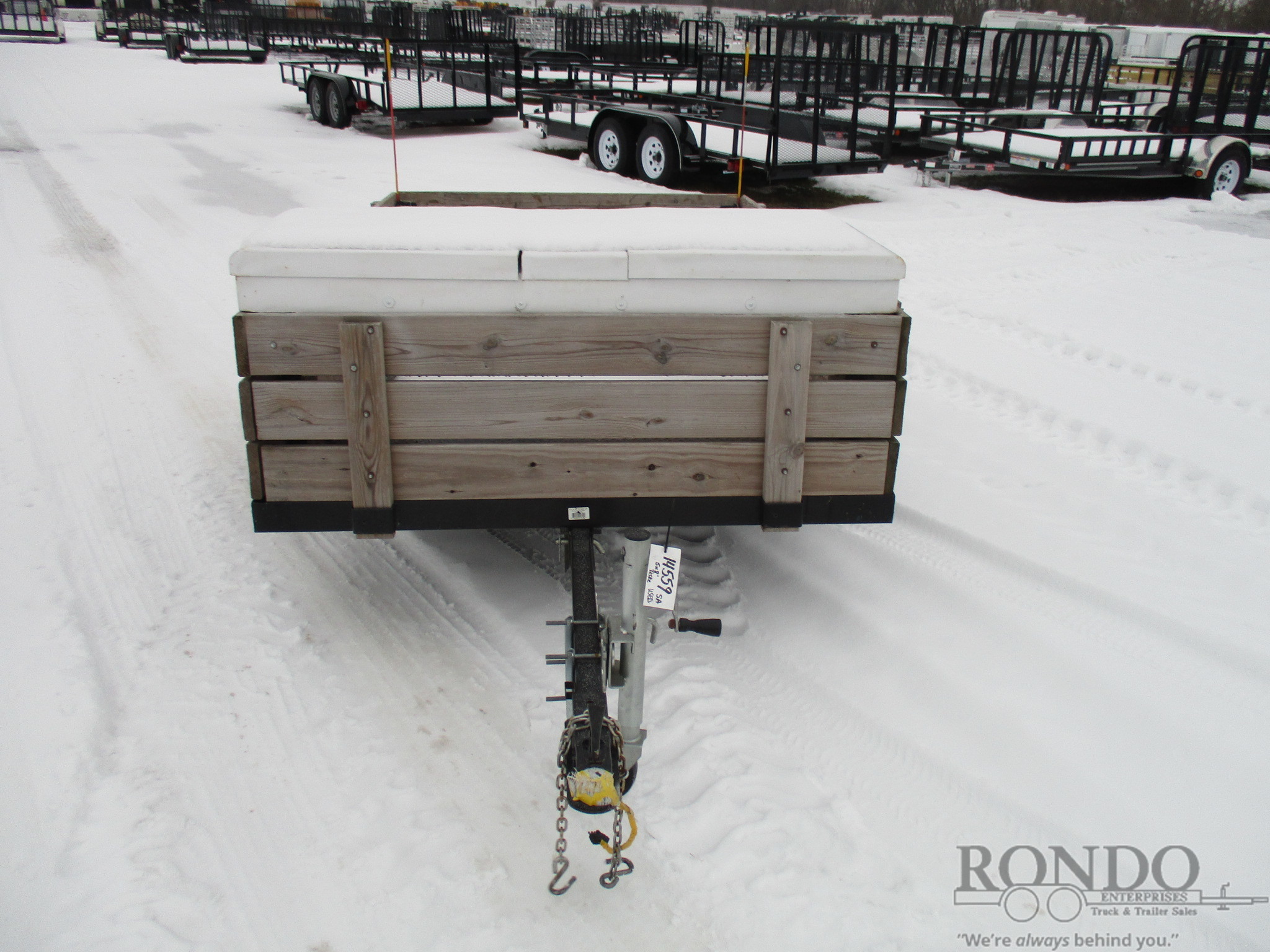 2014 Teske 60x8' Single Axle Utility U5812ATSK :: Rondo Trailer