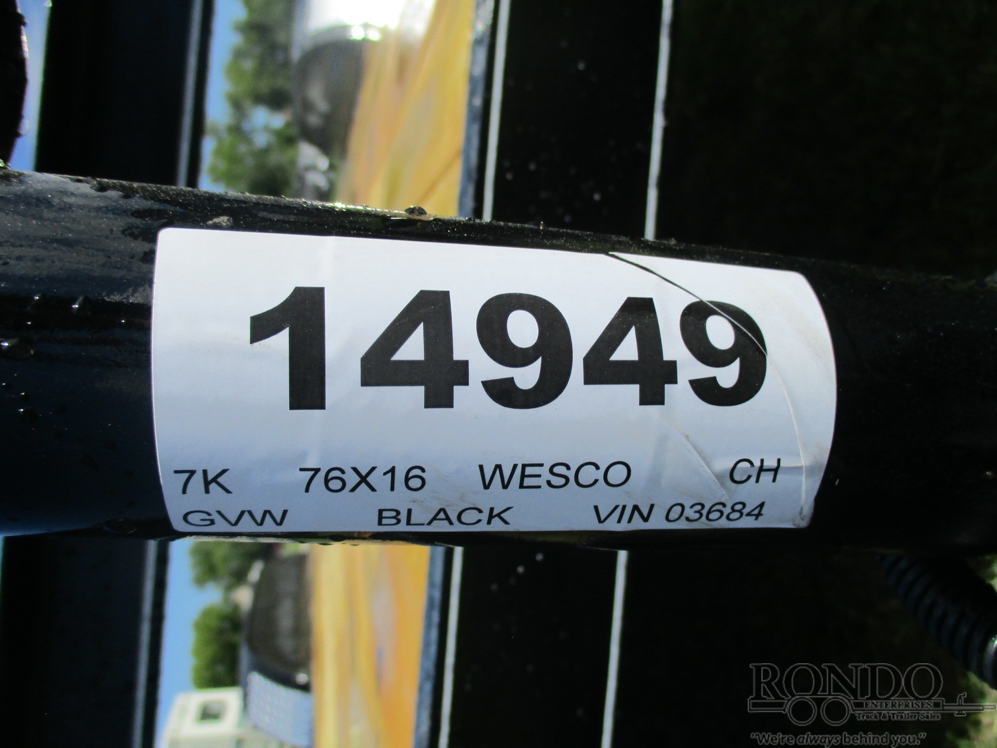 2020 Wesco 76x16' Car Hauler :: Rondo Trailer