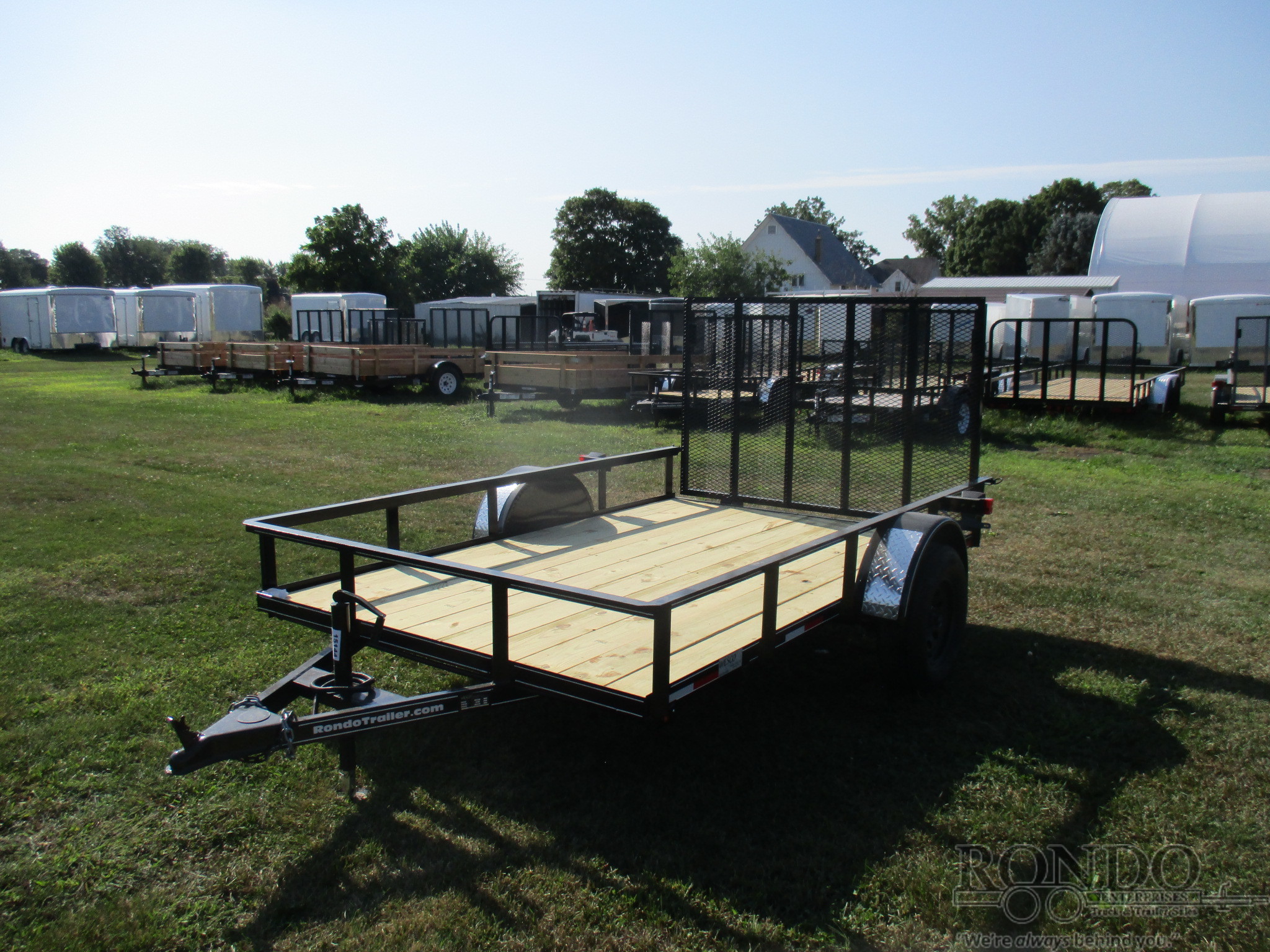 2020 Wesco 76x10' Single Axle Utility :: Rondo Trailer