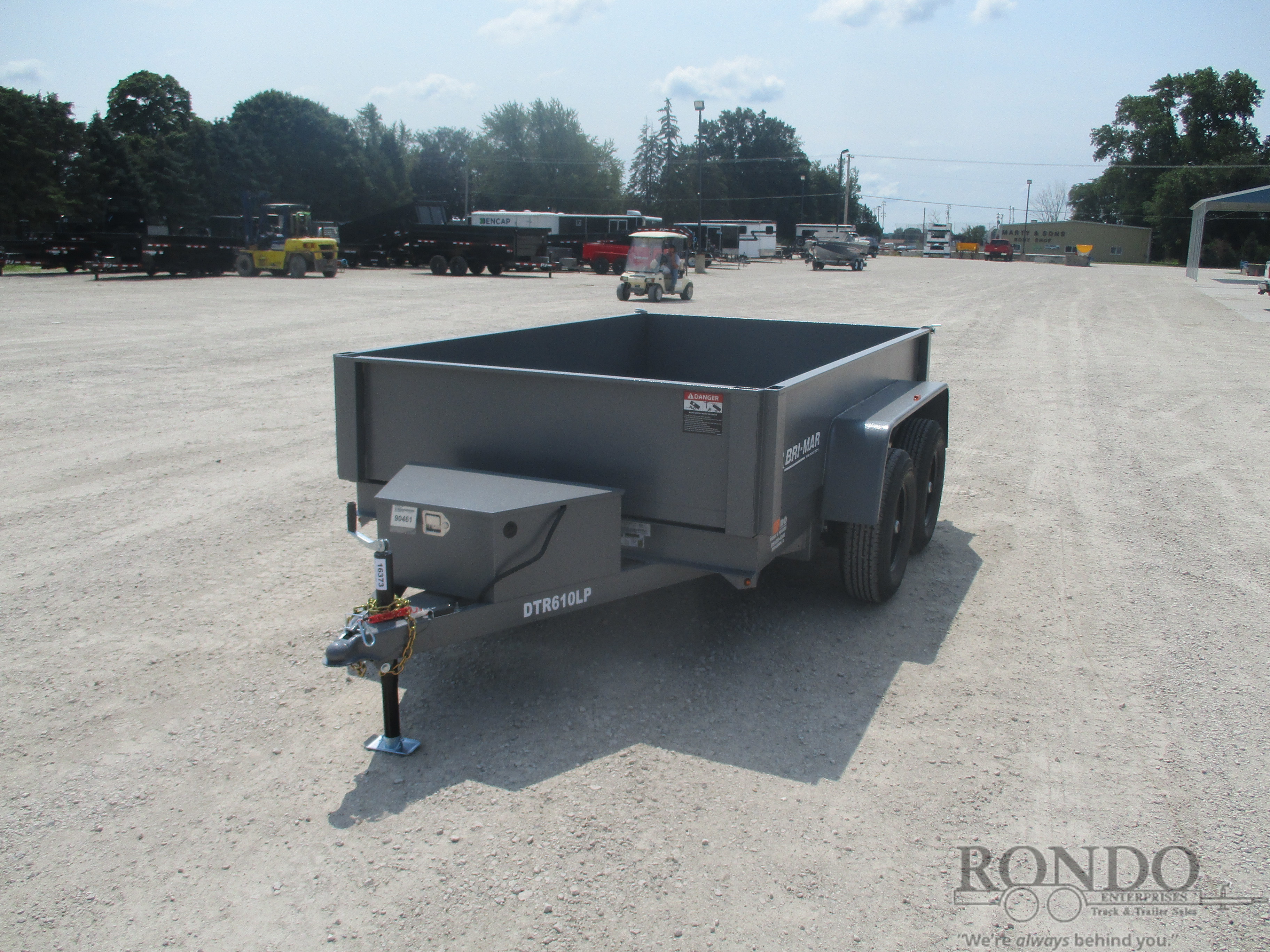 2022 Bri-Mar 72x10' Dump DTR610LP-10-D :: Rondo Trailer