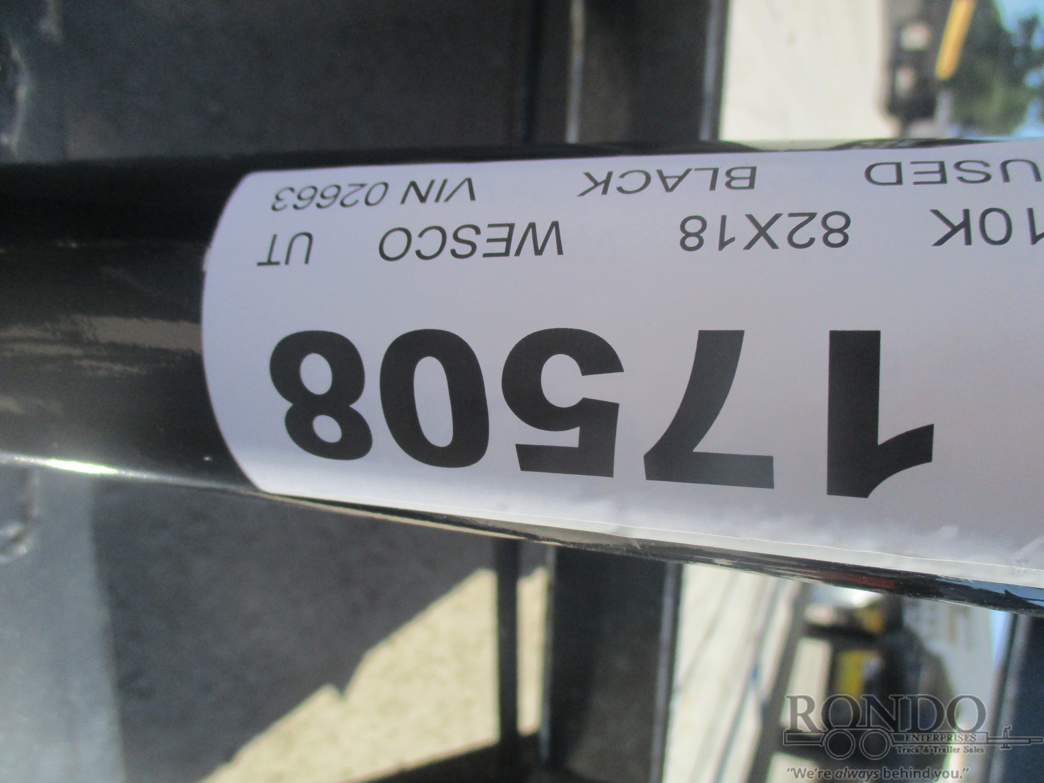 2020 Wesco 82x18' Utility :: Rondo Trailer