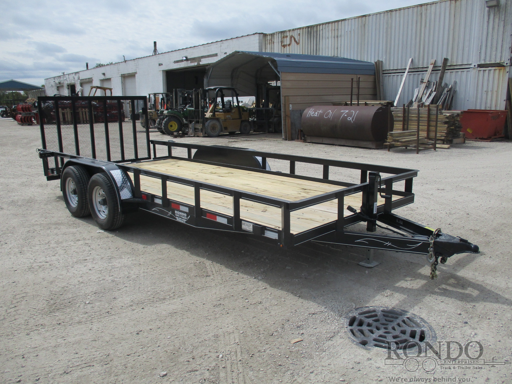 2022 Wesco 82x18' Utility :: Rondo Trailer