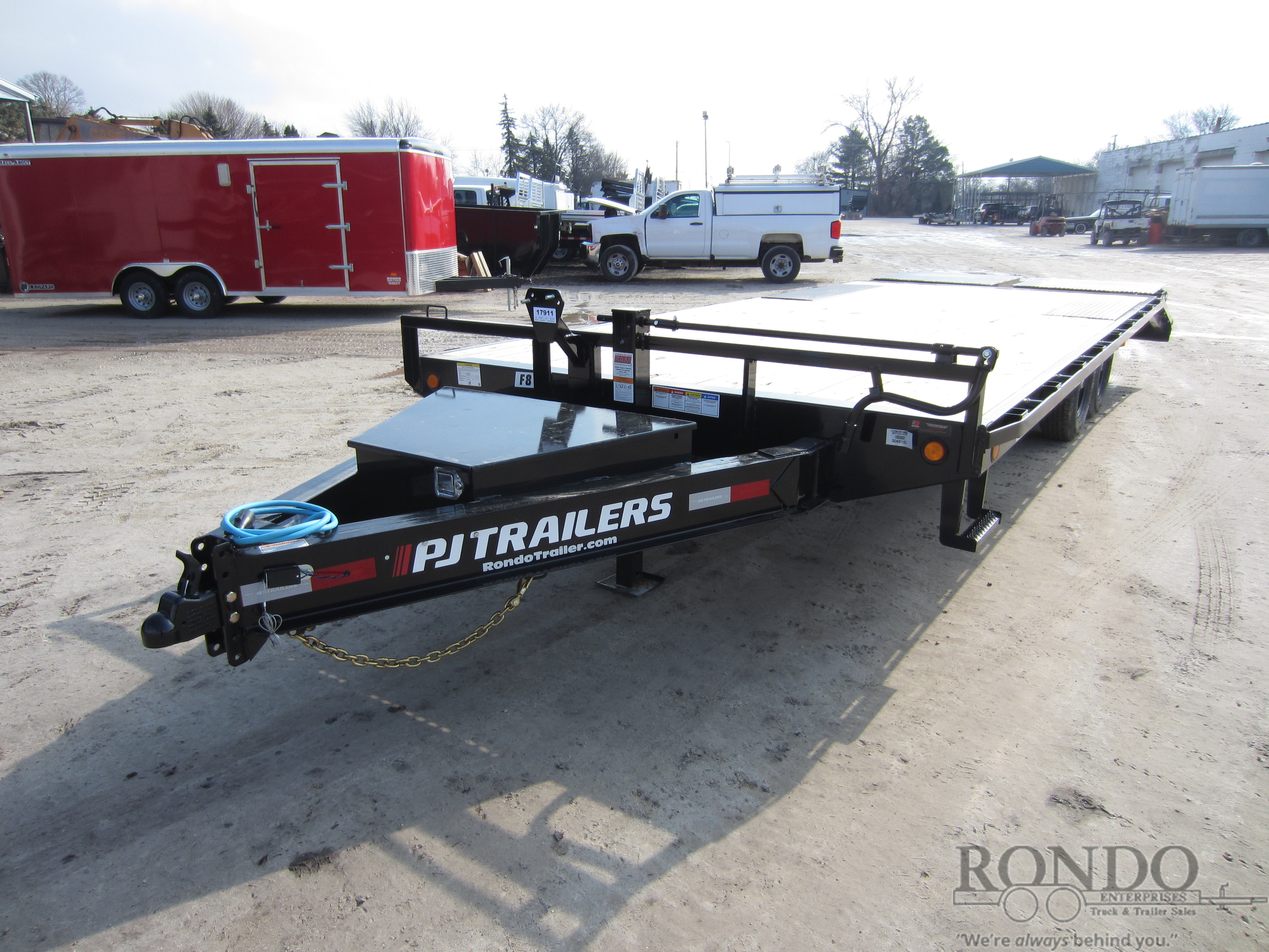 2023 PJ Trailer 102x22' F8 Equipment Deckover F8J2272BSYK28CT :: Rondo ...