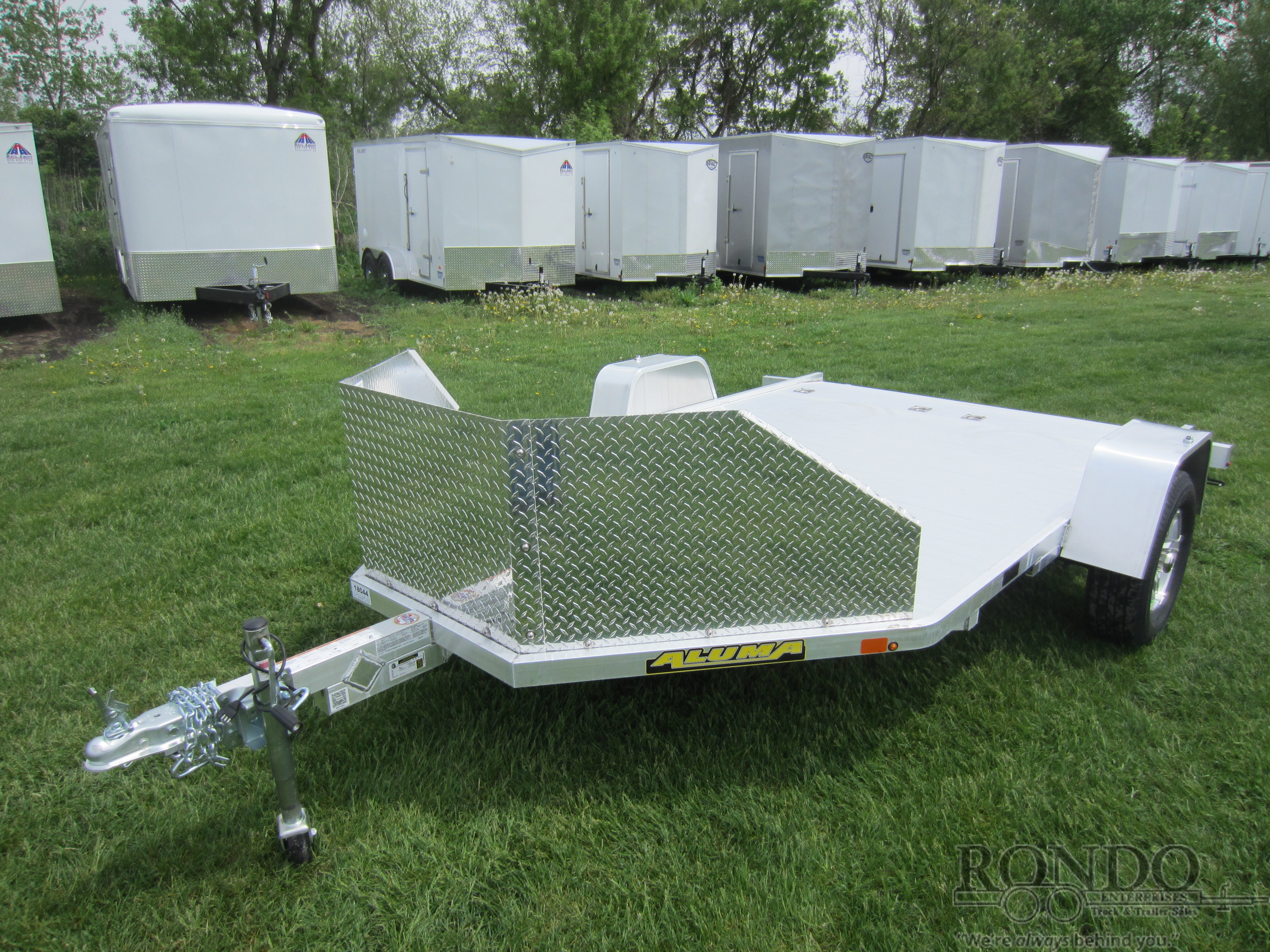 2024 Aluma 78x11.5' Aluminum Single Axle Utility MC210S-R-RTD :: Rondo ...