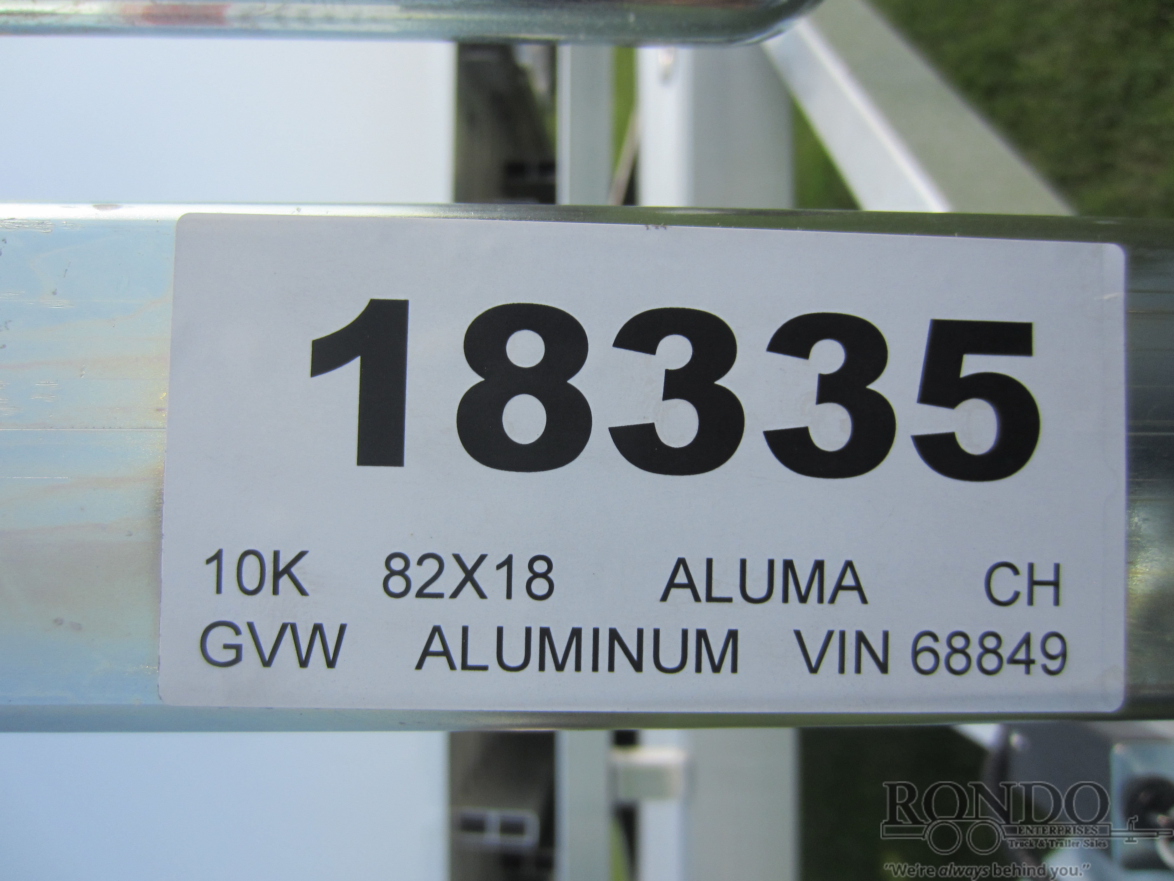 2024 Aluma 82x18' Car Hauler 8218H-TILT-TA-EL-RTD :: Rondo Trailer
