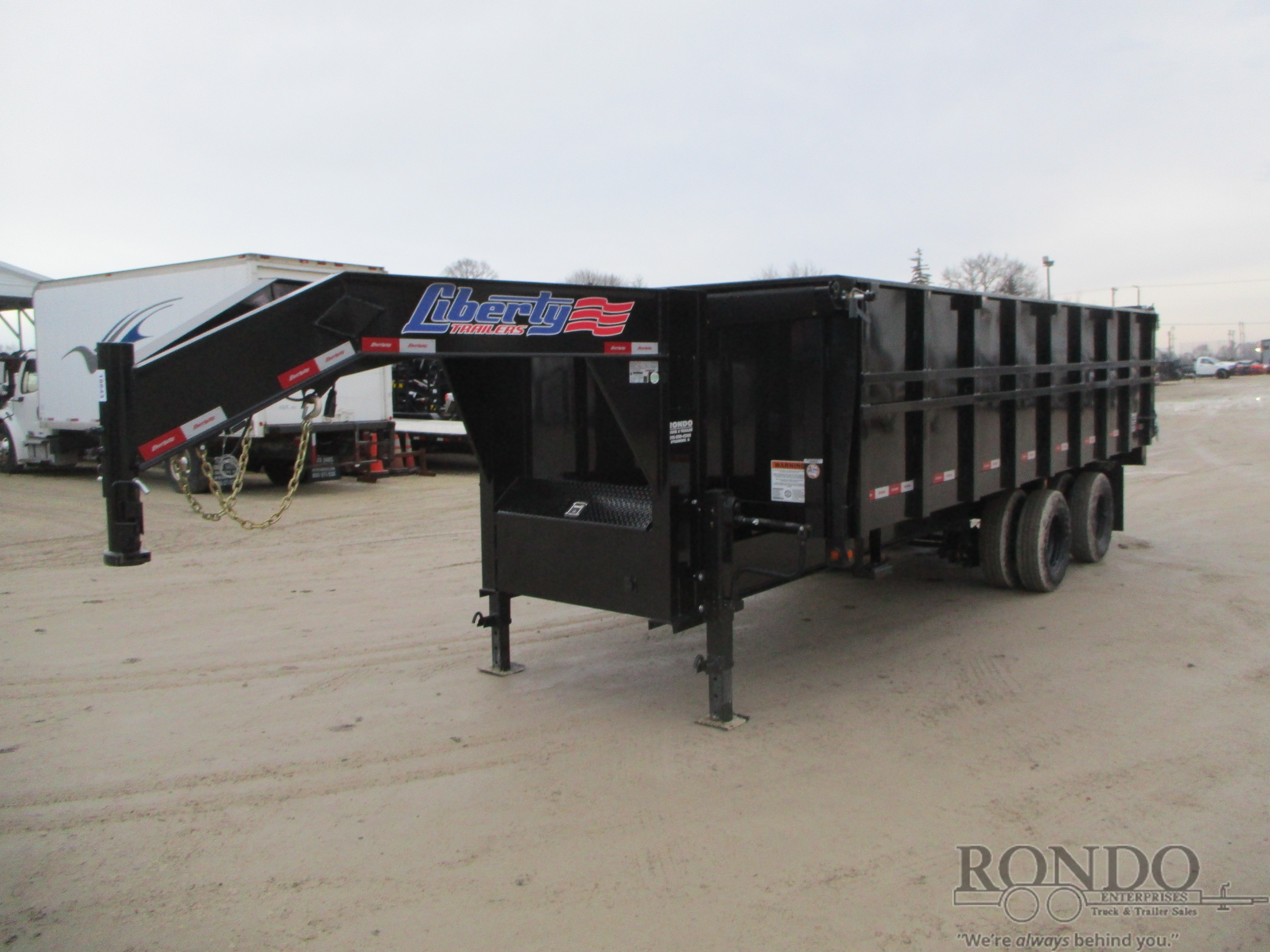 2024 Liberty 96x20' Gooseneck Dump LD24K96X20B12 :: Rondo Trailer