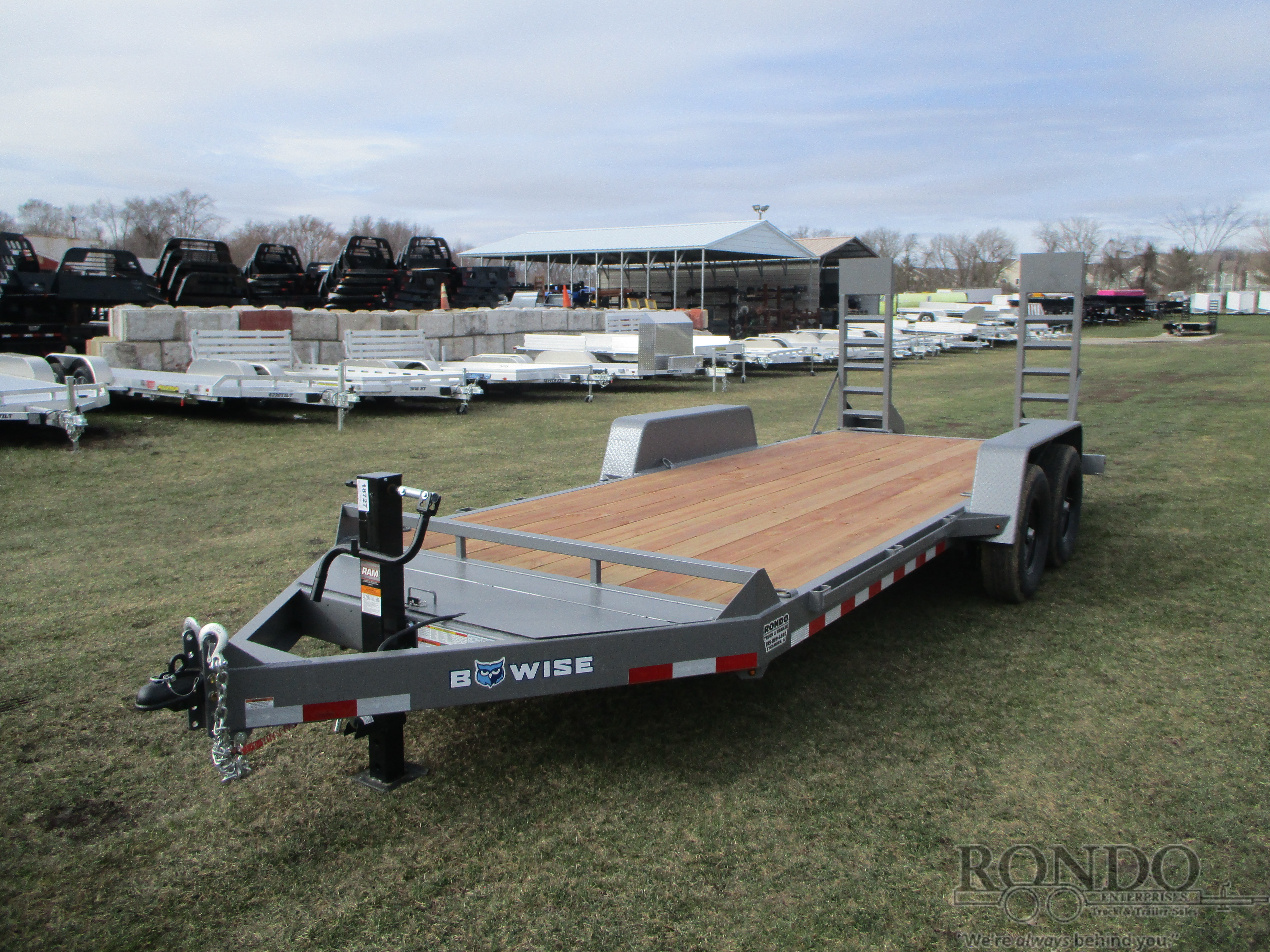 2024 BWISE 82x18' Equipment EH18-14-HD :: Rondo Trailer