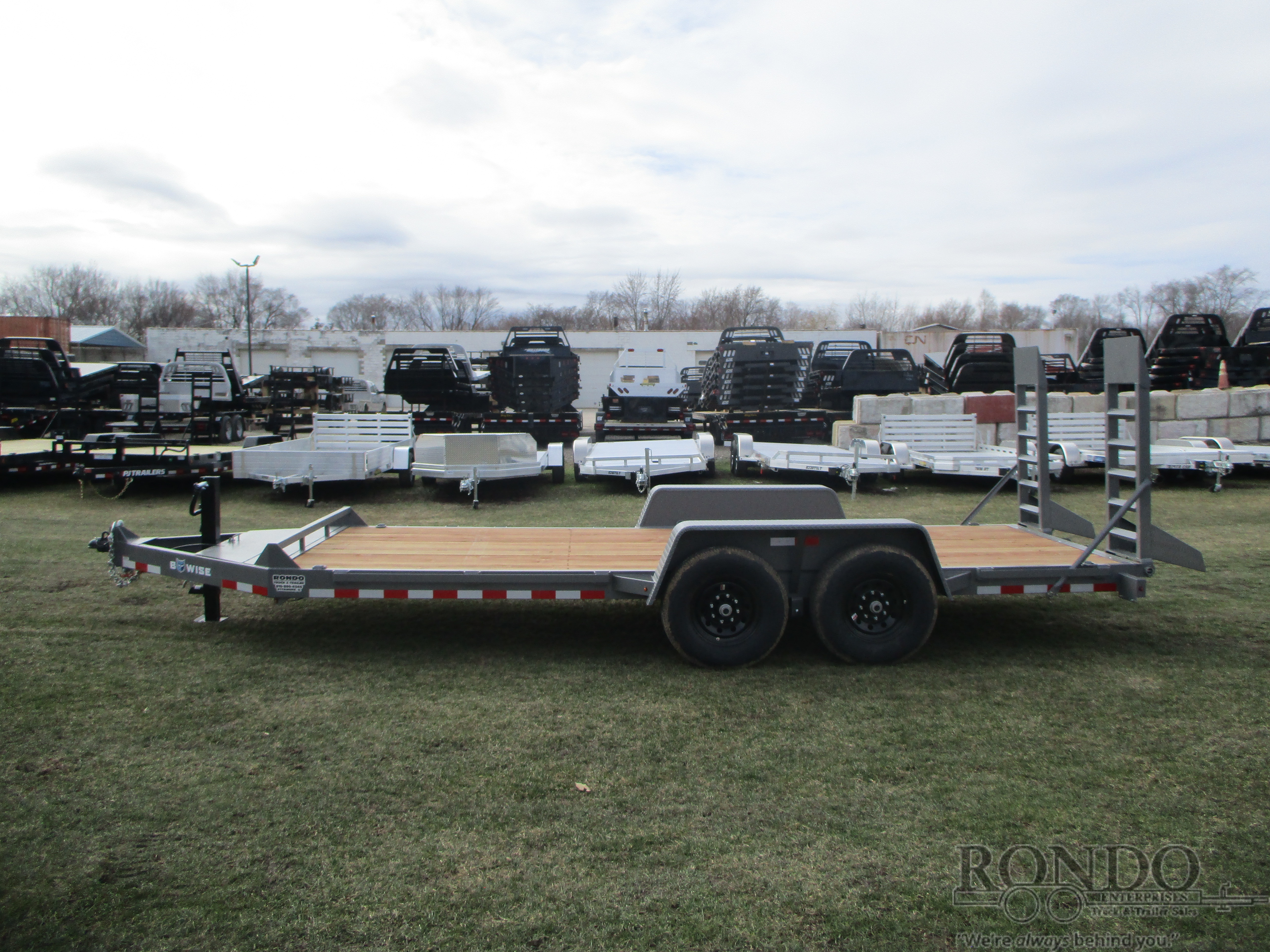 2024 BWISE 82x18' Equipment EH18-14-HD :: Rondo Trailer