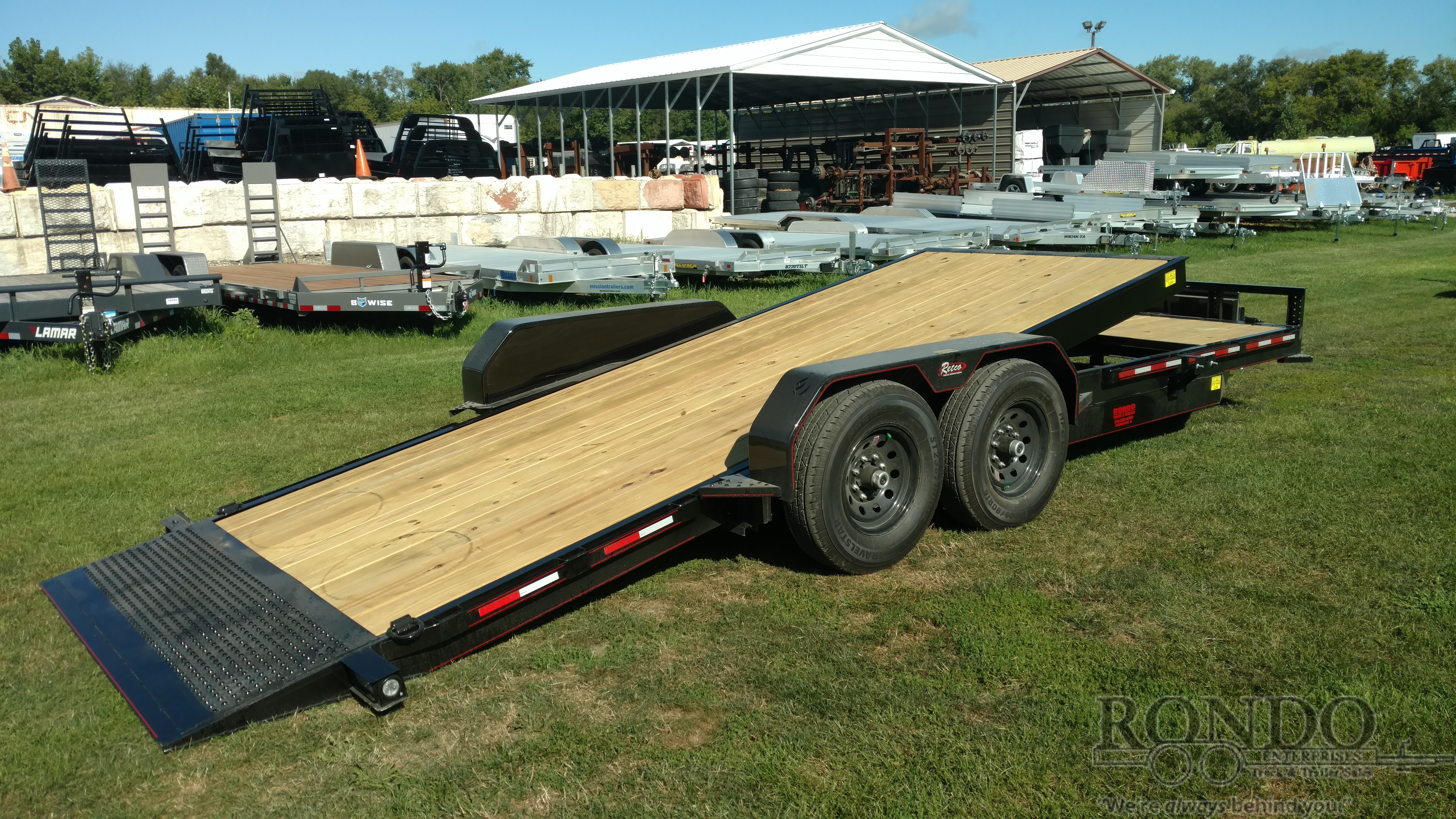 2024 Rettig 82x22' Retco Splitdeck :: Rondo Trailer