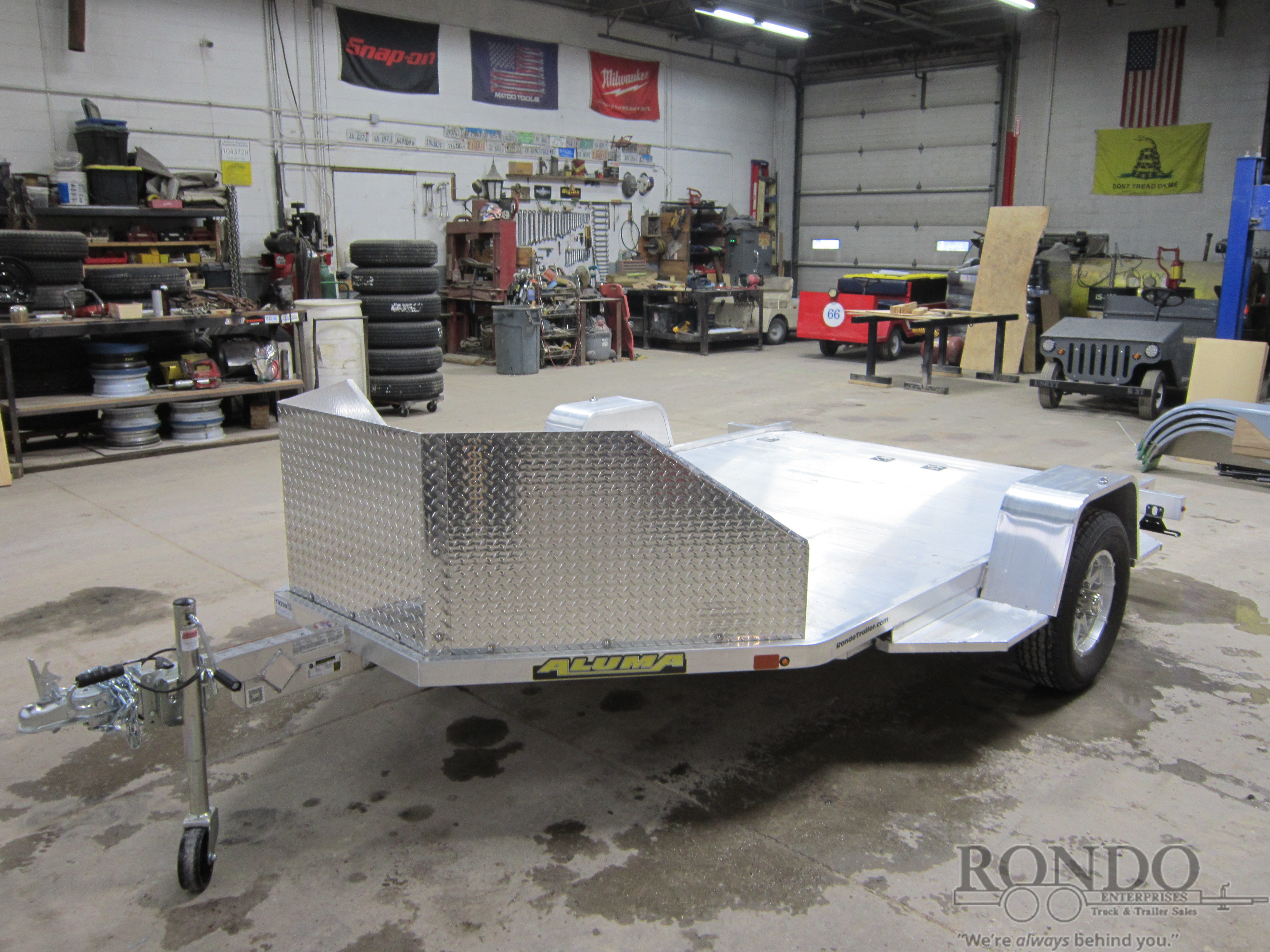 2025 Aluma 78x11.5' Aluminum Single Axle Utility MC210S-R-RTD :: Rondo ...
