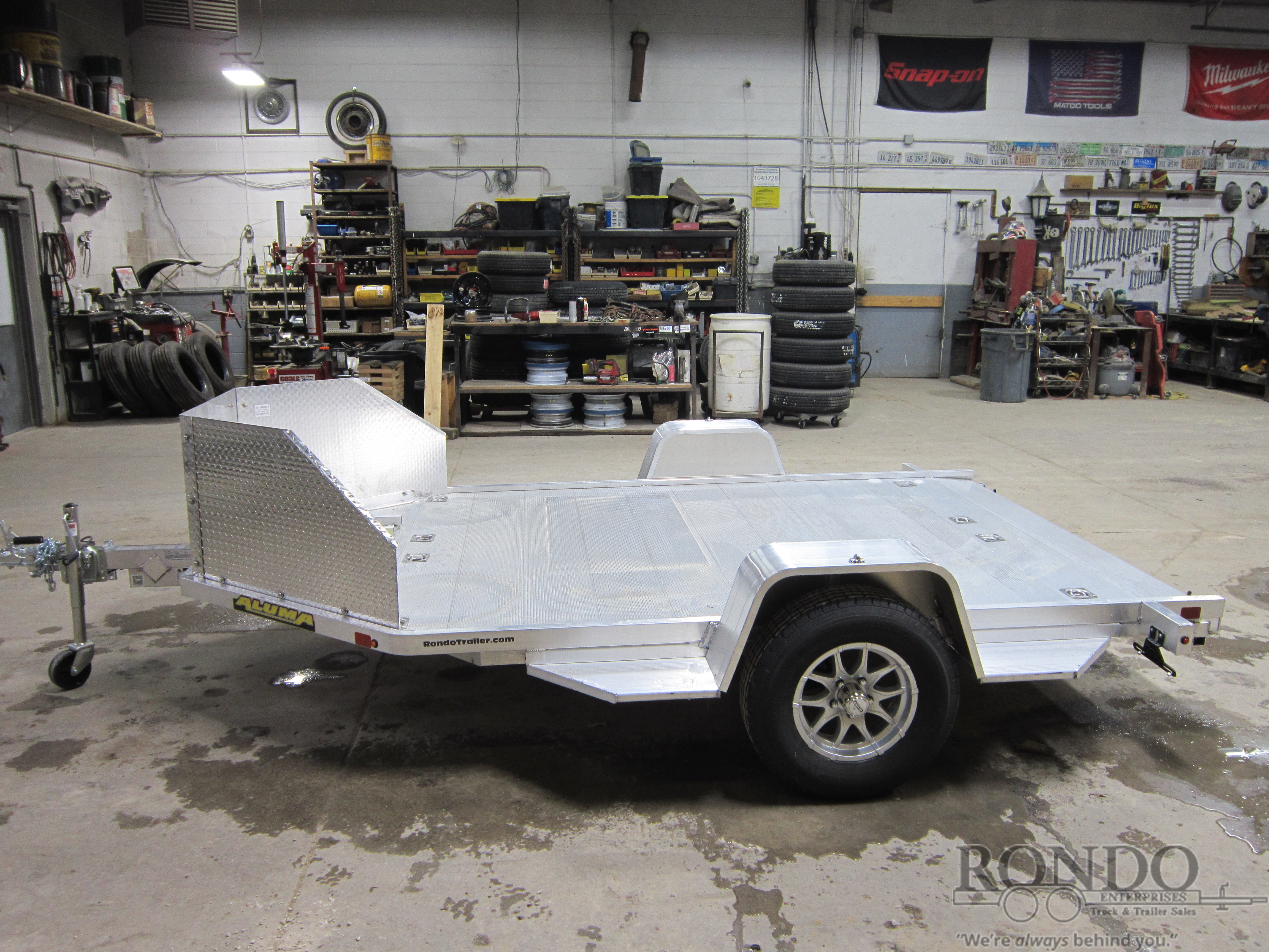 2025 Aluma 78x11.5' Aluminum Single Axle Utility MC210S-R-RTD :: Rondo ...